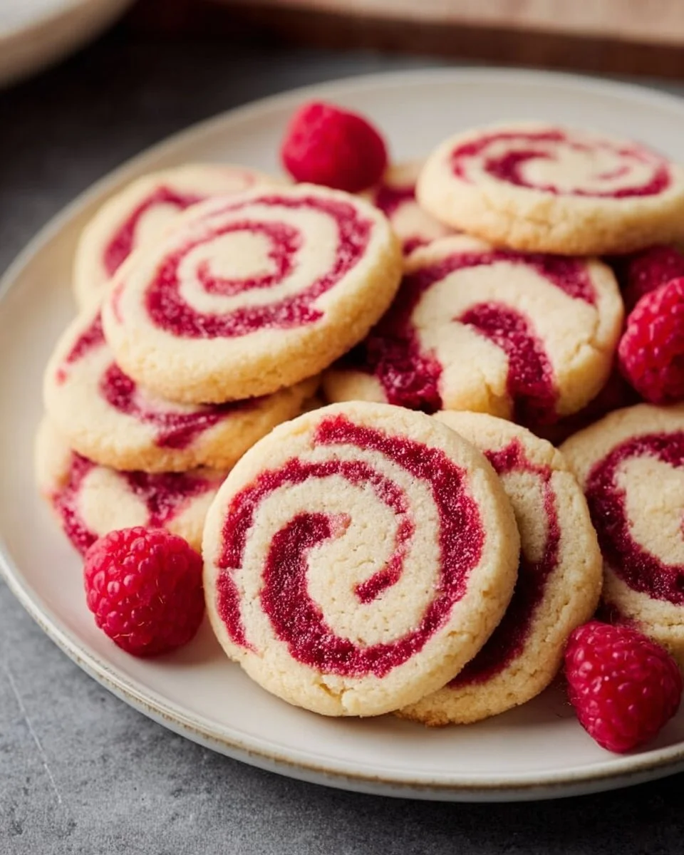 Irresistible Buttery Shortbread Cookies with Raspberry Swirl: A Sweet ...